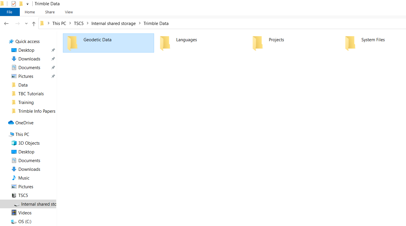 Installing Geoid 18 file into Trimble Access on your Trimble Field ...